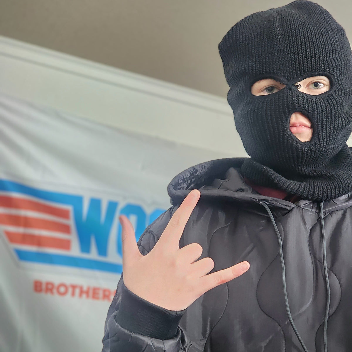 Blacked Out Kids Woobie Hoodie – Woobie Brothers Apparel